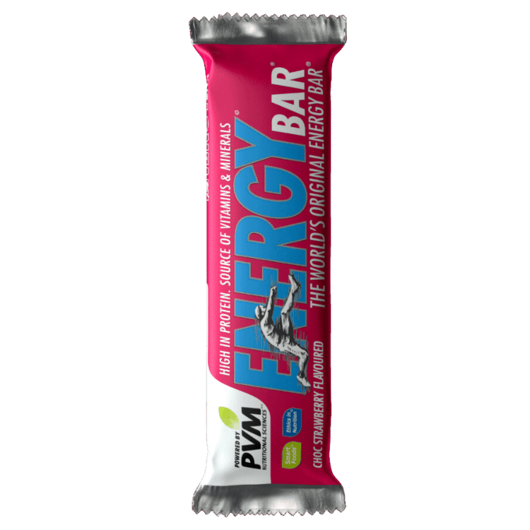 PVM Energy Bar - Strawberry 45g | The Bicycle Service Company
